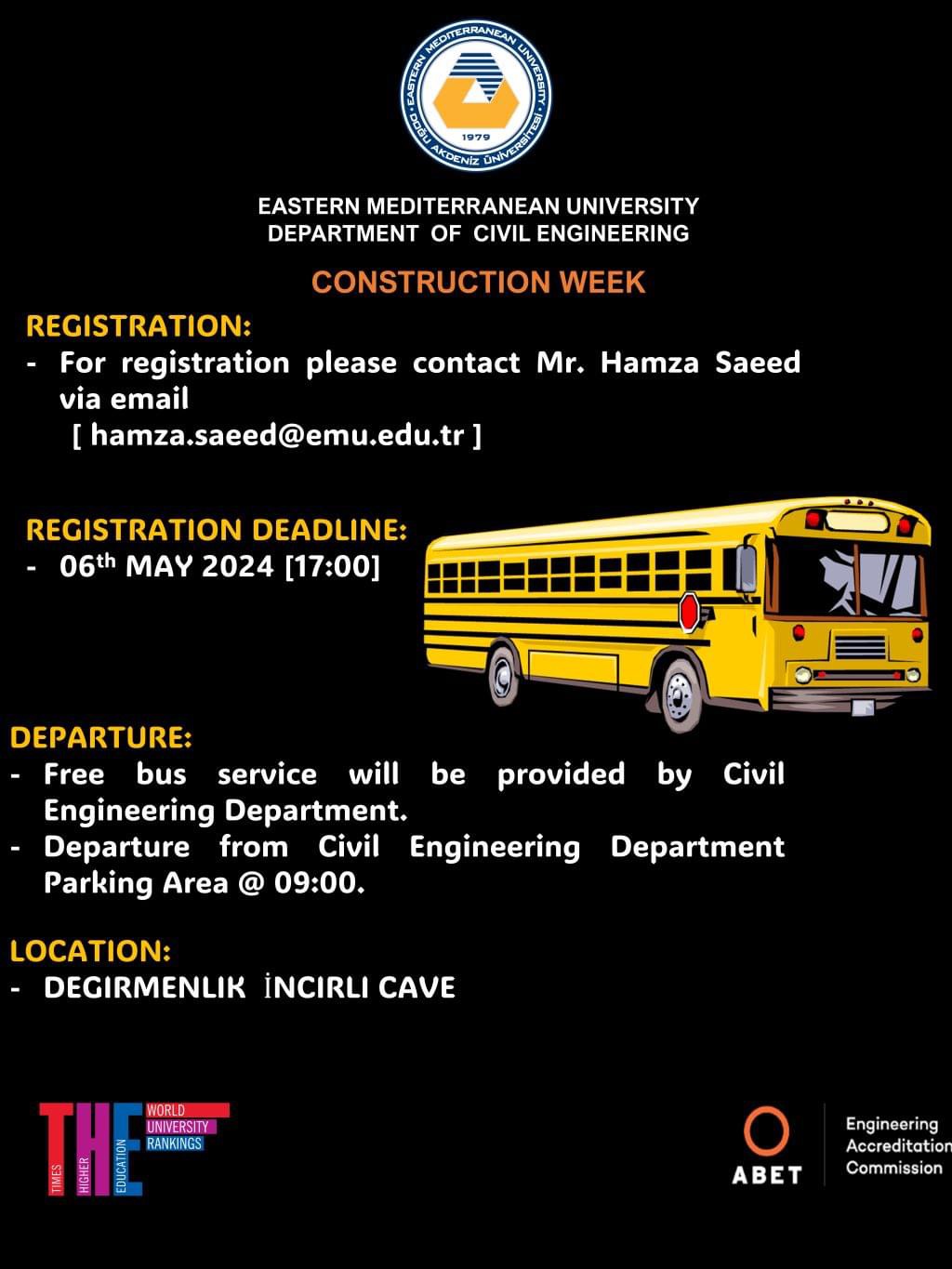 29th CIVIL ENGINEERING WEEK PROGRAM | Announcements | Department of ...